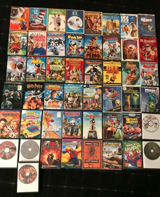 49 LOT SET Dvds Children Kids Family TV Movies Disney Pixar Marvel Dreamworks ++ £76.27 ...