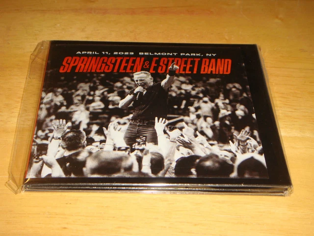 BRUCE SPRINGSTEEN LIVE 4/11/2023 BELMONT PARK NEW YORK 3CD NATO NEGLI ...