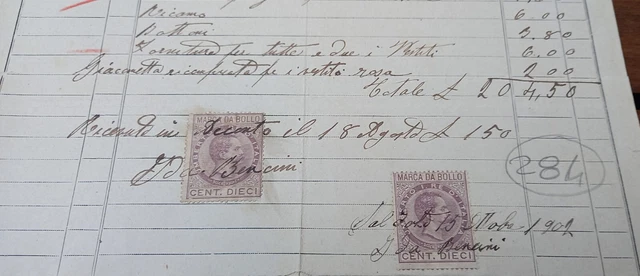 MARCHE DA BOLLO Su Documento @@@ EUR 4,00 - PicClick FR