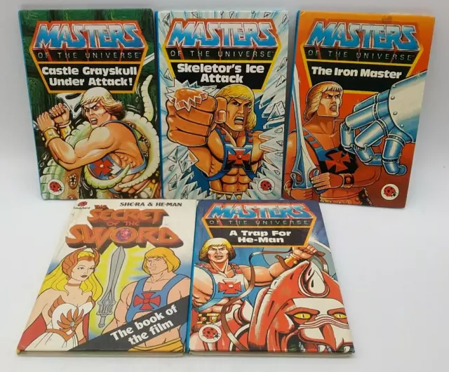 Masters Of The Universe She Ra And He Man Ladybird Books X 5 First Editions Motu £799 Picclick Uk