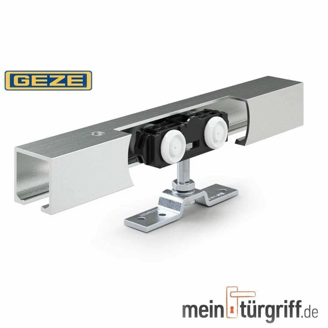 GEZE SCHIEBETÜRBESCHLAG ROLLAN 80 Schiebetür Laufschiene Komplett-Set div.Längen EUR 57,90 ...