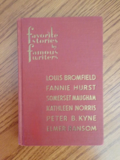 FAVORITE STORIES BY Famous Writers 6 of the best from Cosmopolitan 1932 ...