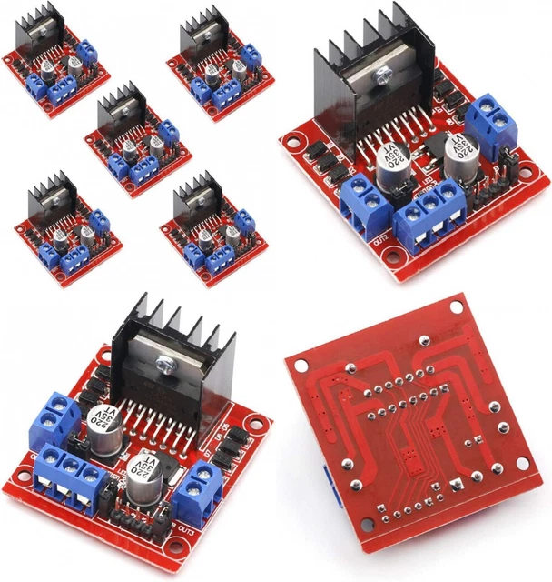 ALMOCN L298N MOTOR Drive Controller Board DC Dual H-Bridge Robot ...