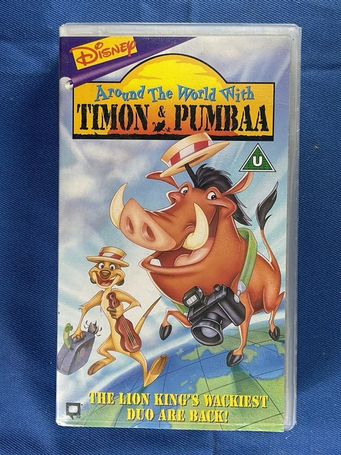 AROUND THE WORLD With Timon & Pumbaa, VHS Video Cassette Tape £4.90 ...