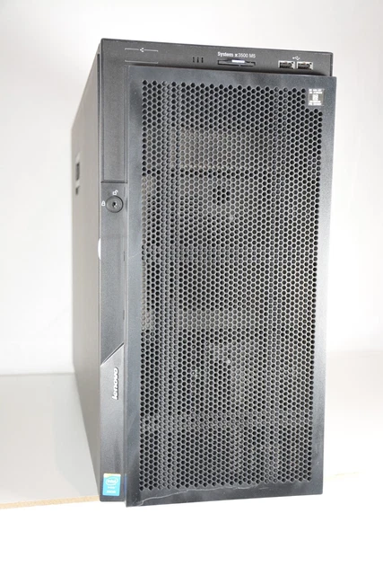 LENOVO IBM SYSTEM X3500 M5 Tower Server 2xE5-2699 V3 2.30GHz 256GB 4x1 ...
