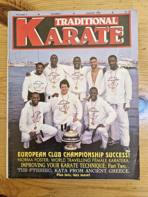 TRADITIONAL KARATE MAGAZINE Vol.4 No.1 Vintage Martial Arts Sports £3. ...