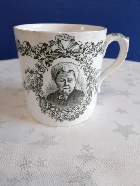 QUEEN VICTORIA DIAMOND JUBILEE MUG by DOULTON BURSLEM 1897. £4.00 ...