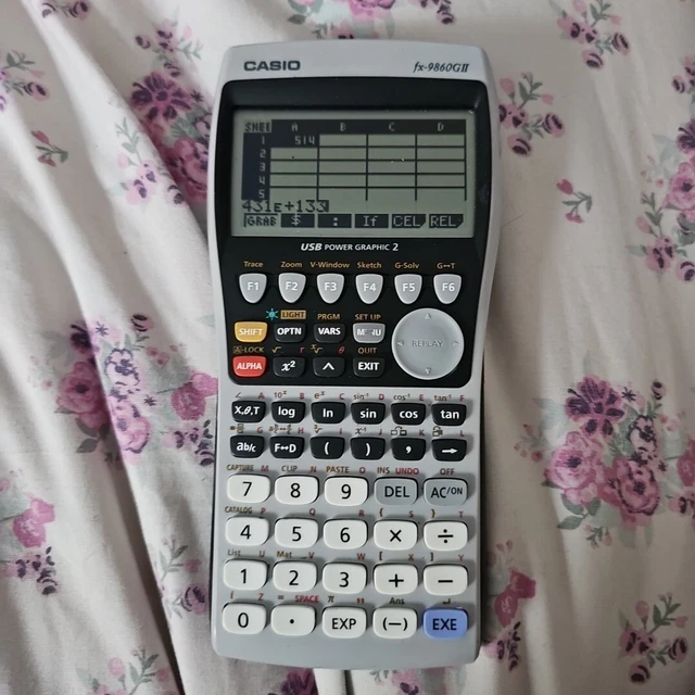 CASIO FX-9860GII SD Calcolatrice grafica programmabile USB EUR 25,69 ...