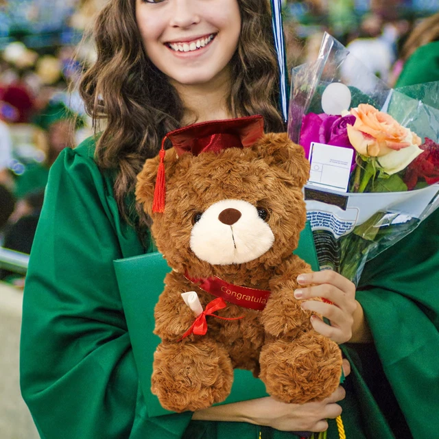 GRADUATION TEDDY BEAR Gift Class of 2022 Grad Bear Plush Stuffed Animal ...