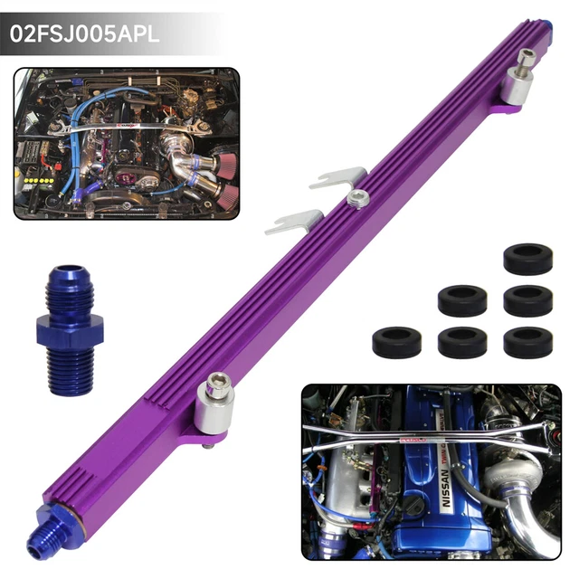 HIGH FLOW FUEL Injector Rail For Nissan Skyline GT-R R32 R33 R34 RB26 ...