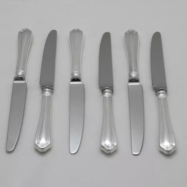 CHESTER DESIGN SHEFFIELD Silver Service Cutlery Six Dessert Knives £29. ...