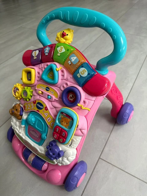 VTECH FIRST STEPS Baby Walker Animal Characters 2-in-1 Walker ...