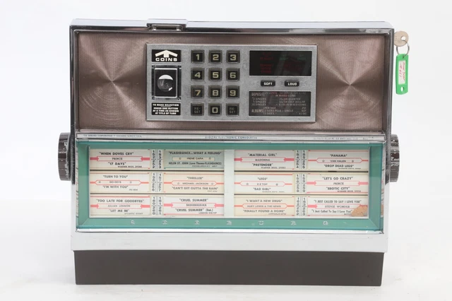 VINTAGE SEEBURG DEC3 Chrome Consolette Wallbox Jukebox With Key £282.74 ...