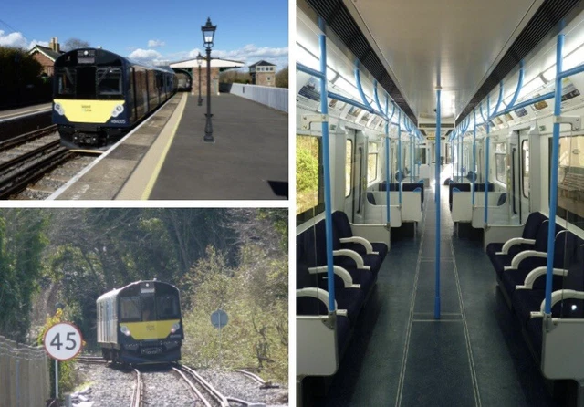 CLASS 484 ISLAND Line Isle Of Wight Railway Postcard Brading South West ...