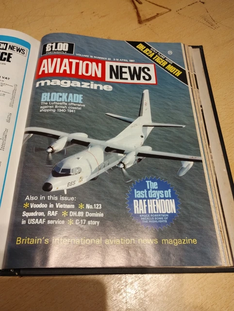 AVIATION NEWS MAGAZINE. Vol 15 No 23. £3.99 - PicClick UK