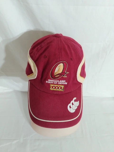XXXX STATE OF ORIGIN QLD MAROONS CAP Maroon Embroidered One size Fits ...