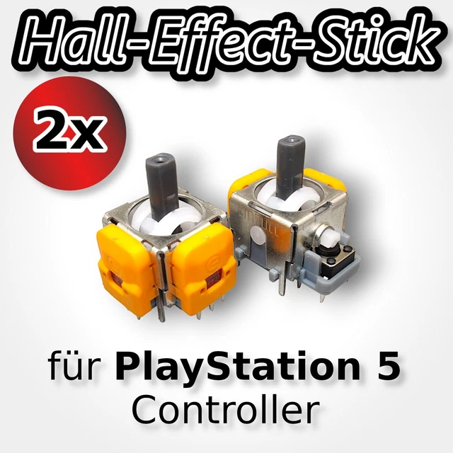 2X PS5 HALL Effect Stick Controller V3 Magnetic Effect Drift Fix for ...