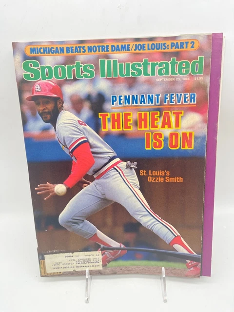 SPORTS ILLUSTRATED SEPTEMBER 23 1985 OZZIE SMITH St. Louis Cardinals ...