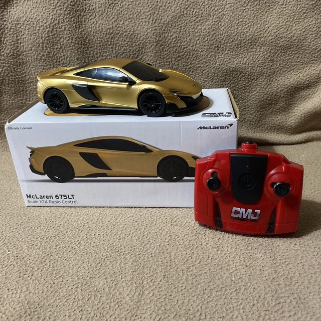 CMJ RC CARS McLaren 675LT Officially Licensed Remote Control Car 1:24 ...
