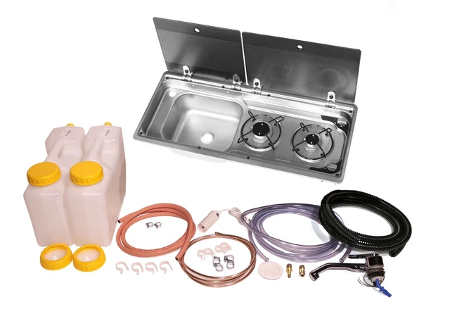 SMEV DOMETIC 9722 Campervan Hob Left Hand Sink Combi Unit Cold ...