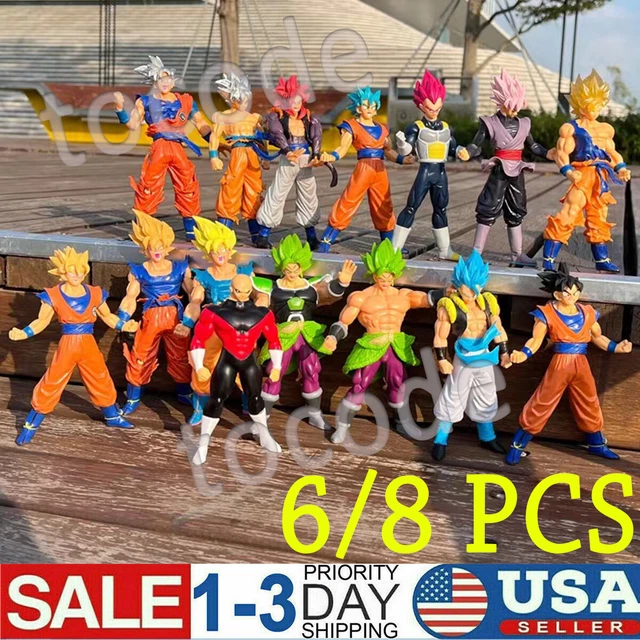 SET DRAGON BALL Z DBZ Joint Movable Figures Super Saiyan Goku Vetega ...