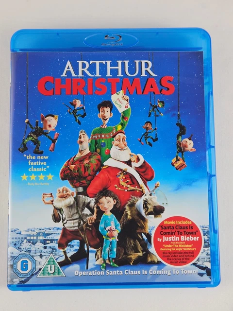 ARTHUR CHRISTMAS BLU-RAY Region ABC - VGC - Mint Disc £5.93 - PicClick UK