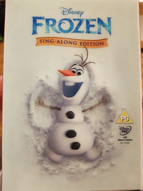 DISNEY FROZEN SING Along Edition DVD Comedy Animation 2014 Holographic ...