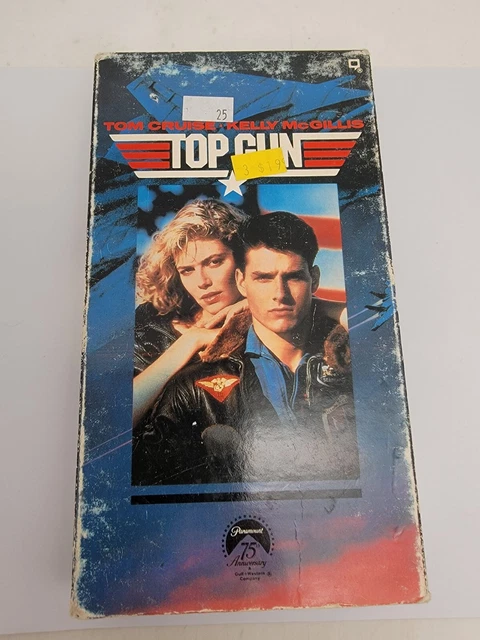TOP GUN (VHS 1987) Tom Cruise, Kelly McGillis 1692 1st Release Vintage ...