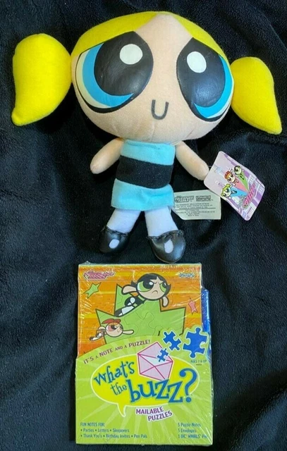 CARTOON NETWORK EXCLUSIVE PowerPuff Girls 9” BUBBLES Plush + PPG FUN ...