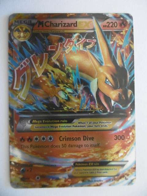 CARTE POKEMON M Charizard Ex - Hp 220- 13/106 - Datee De 2014 - Version ...