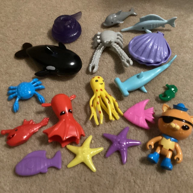 OCTONAUTS SEA CREATURES Bundle Rare Orca, Slime Eel, Vampire Squid ...