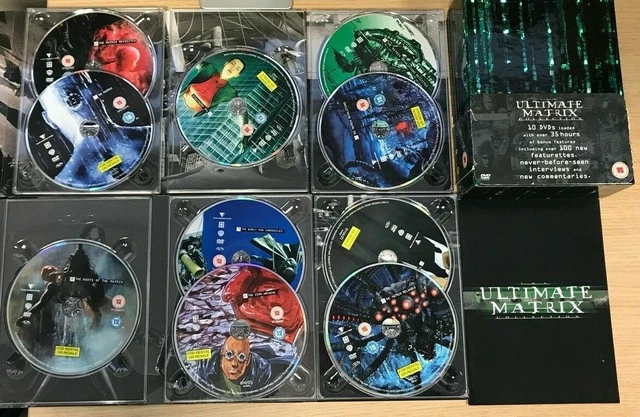 BOXSET - THE Ultimate Matrix Collection DVD 10 DVD BONUS FEATURES ...