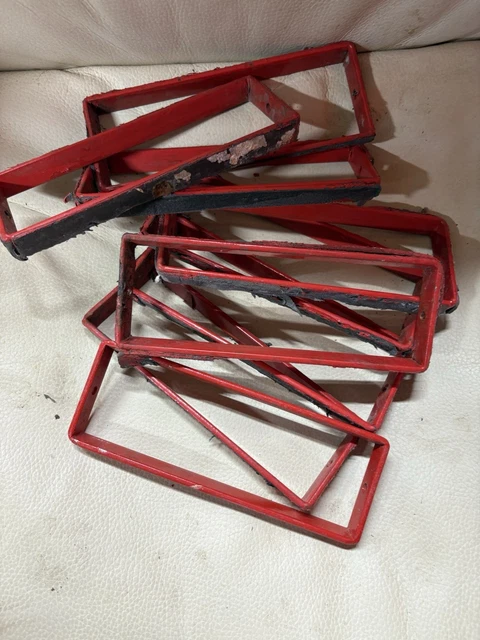 9 STEEL Frames for the small windows in a K6 red phone box £42.30 ...