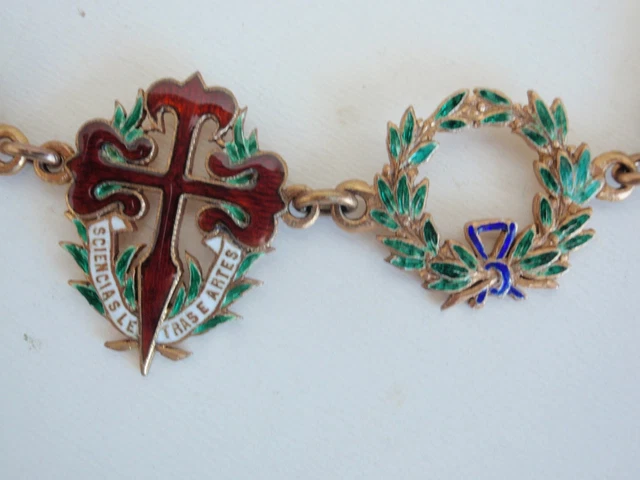 PORTUGAL ORDER OF St. James Of The Sword. Collar. No Badge. Rare. Ef ...