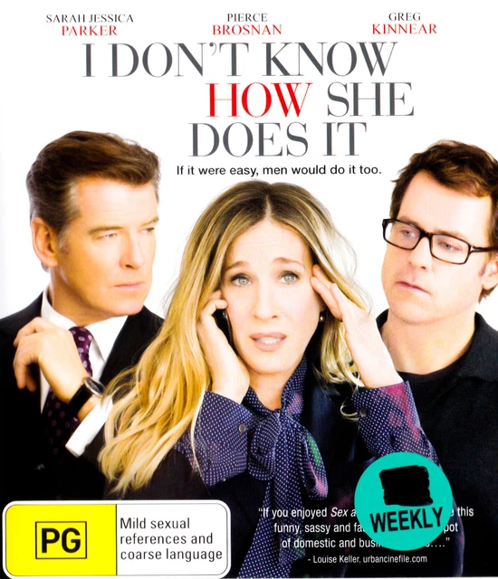 I DON'T KNOW How She Does It Blu-Ray Comedy Disc Like New EUR 14,01 - PicClick IT