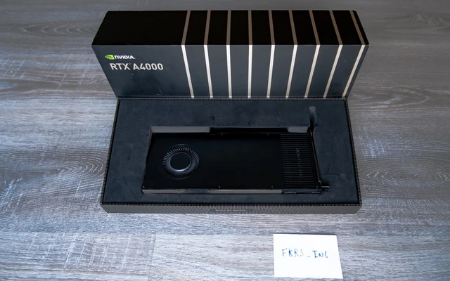 NVIDIA RTX A4000 16GB GDDR6 - Workstation GPU -- 3090 / 4090 / A6000 ...