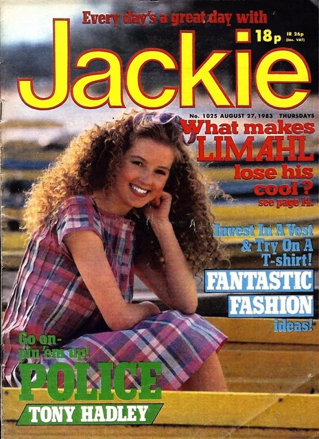 JACKIE MAGAZINE #1025 Spandau Ballet Poice & Tony Hadleycolour Pin Ups ...