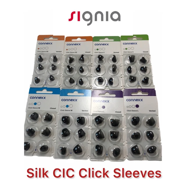 SIGNIA SILK CIC / Active Pro 2.0 Click Sleeves - All Sizes, Fast ...