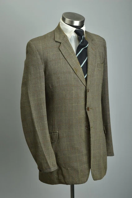 1963 TWEED JACKET. Tall Army Officers James Neal Bespoke Cambridge ...