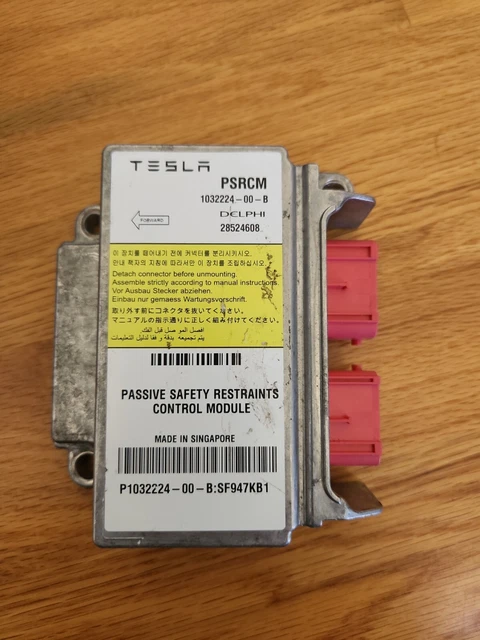 TESLA MODEL S Passive Safety Restraint Control Module 1032224-00-B $160 ...