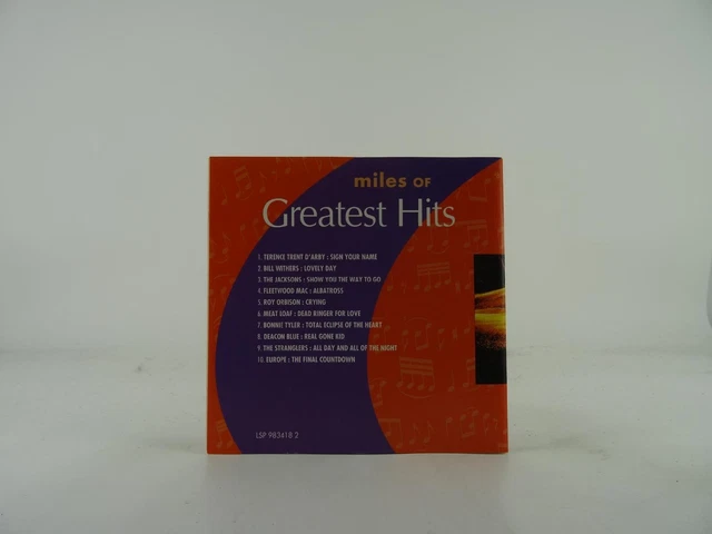 TERENCE TRENT D'ARBY/BILL WITHERS MILES OF GREATEST HITS (53) 10 Track ...