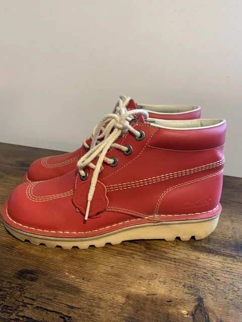 KICKERS CLASSIC KICK Hi Red UK 8 £29.99 - PicClick UK