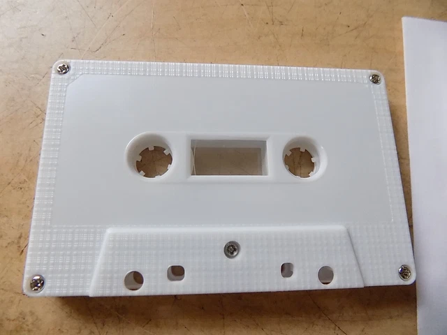 KIT OF 12 Screw Type Cassette Shells with Leader Tape Repair Your Old ...