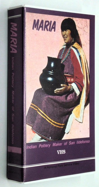 MARIA INDIAN POTTERY MAKER OF SAN ILDEFONSO VHS Traditional Clay ...