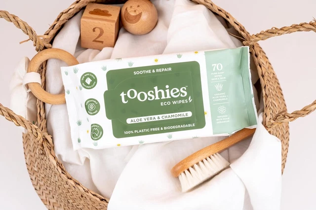 TOOSHIES ECO NAPPIES Size 2 Infant, 96 Count, White, 3.24 Kilograms ...