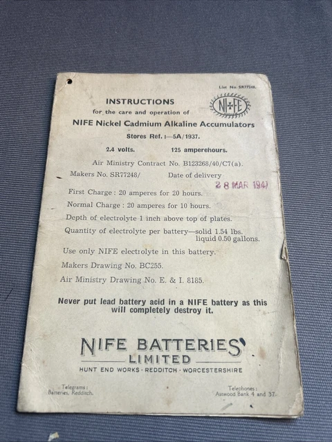 ORIGINAL WWII 1941 Air Ministry Soe Wireless Set Radio Operator ...