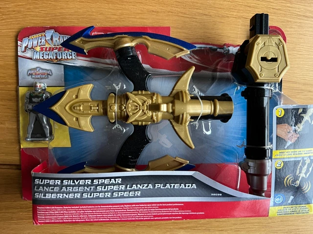 POWER RANGERS SUPER Megaforce Silver Ranger Key and Spear Brand new ...
