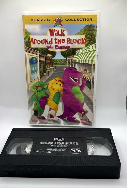 BARNEY - WALK Around the Block with Barney VHS 1999 Classic Collection ...
