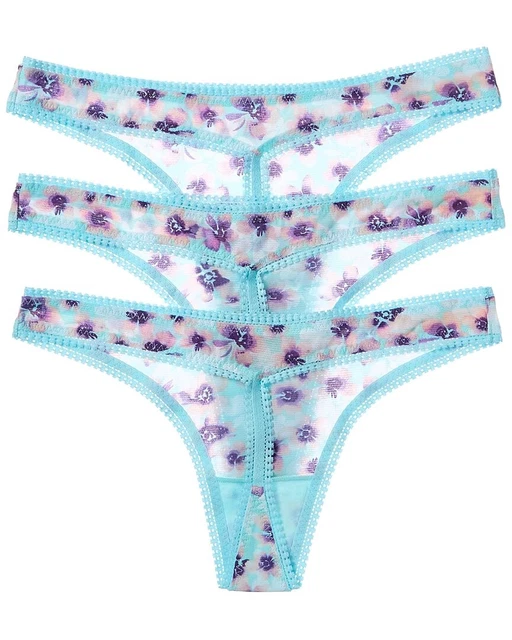 ONGOSSAMER 3PK HIP-G Thong Women's M/L £20.89 - PicClick UK