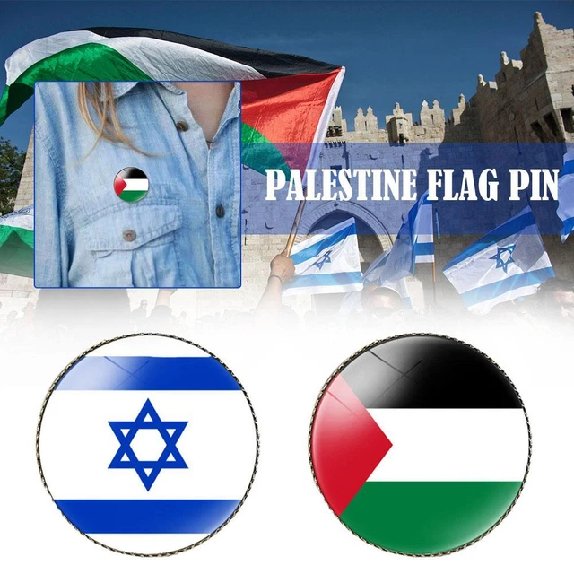 1X PALESTINE BADGE BUTTON PIN PALESTINIAN FLAG PIN NEW FLAG PIN ISRAEL ...
